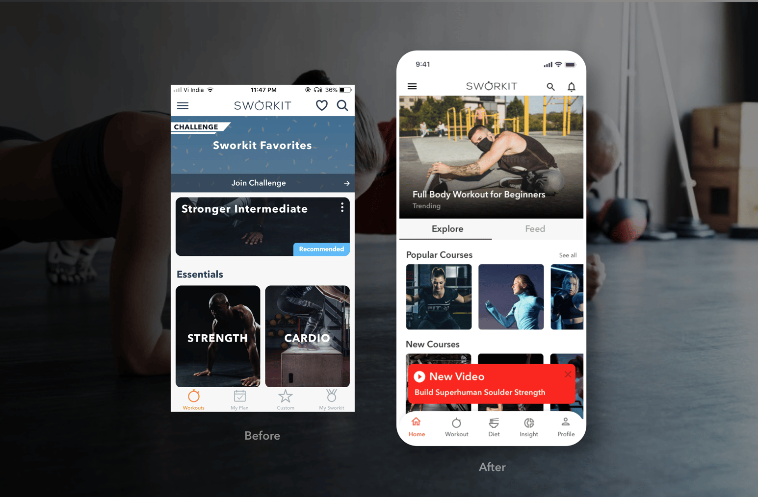 Redesigning Sworkit App Using Design Thinking Approach